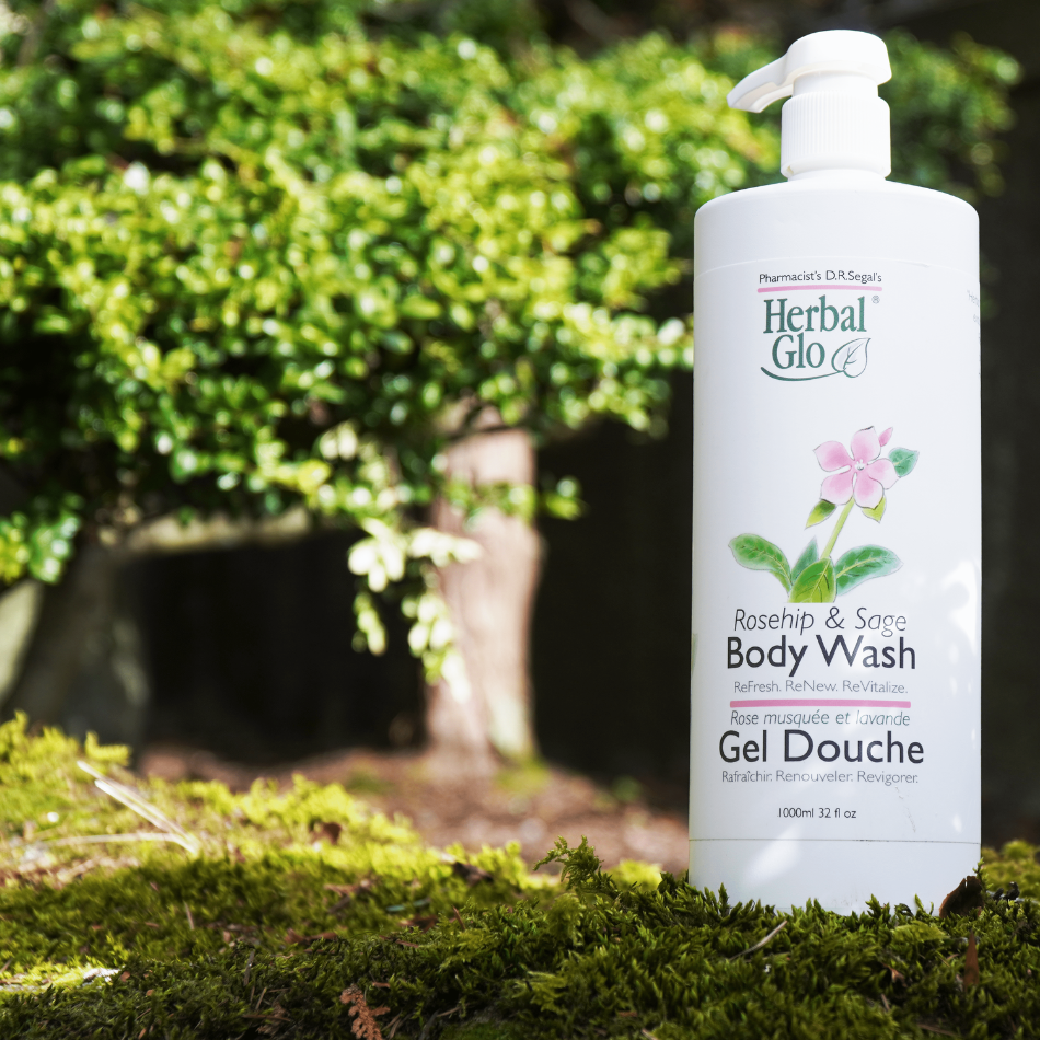 Rosehip & Sage Body Wash – Herbal Glo Hair and Skin care